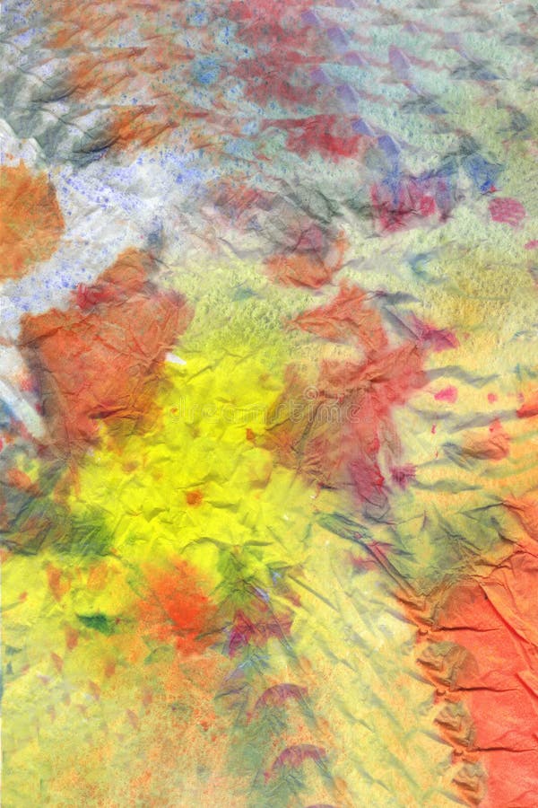 Abstract Watercolor Collage Stock Illustration - Illustration of ...