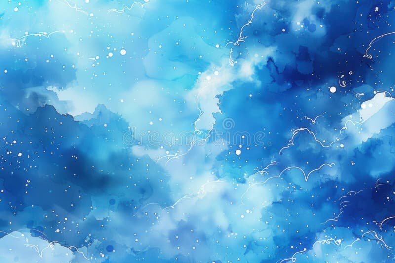 Abstract Blue Sky stock illustration. Illustration of misty - 342153828