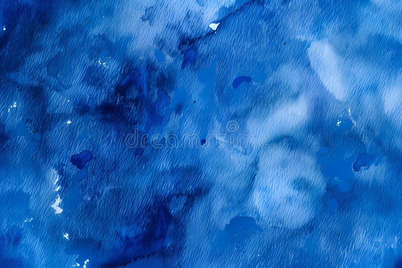 Abstract Watercolor Deep Blue Background Texture Stock Illustration ...