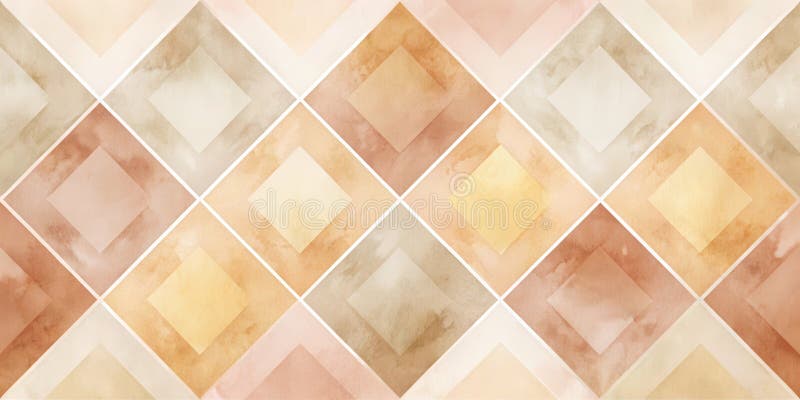 Abstract Watercolor Diamond Pattern Background Texture Featuring Soft ...