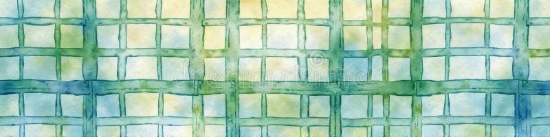 Abstract Watercolor Grid Pattern with Blue and Green Hues Stock Photo ...