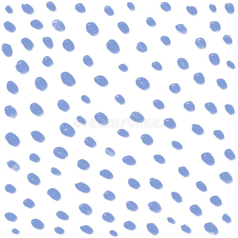 Abstract Watercolor Oval Forms Background, Trendy Vector Blue Pattern ...