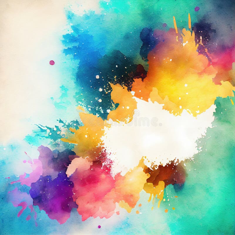 Abstract Watercolor Paint Texture Background for Design Projects. Stock ...