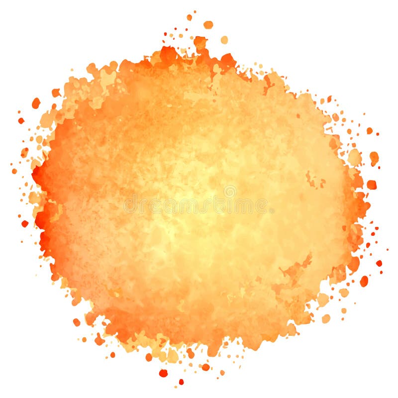 Abstract Watercolor Painted Blot Stock Vector - Illustration of ...