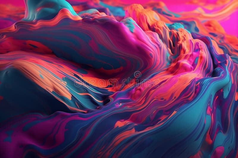 Abstract Watercolor Painting. Generative AI. Stock Illustration ...