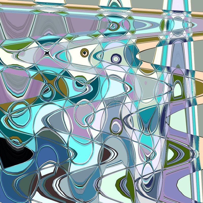 Abstract Watercolor Paper Splash Shapes Pattern Stock Illustration ...