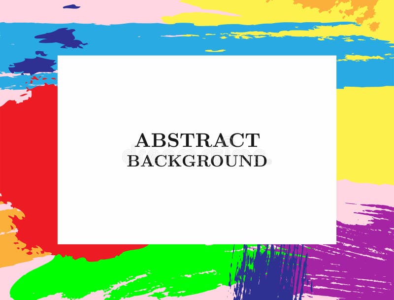 Colorful Rectangular Background with Abstract Shapes. Stock Vector ... Colorful Rectangular Background with Abstract Shapes. Stock Vector ...