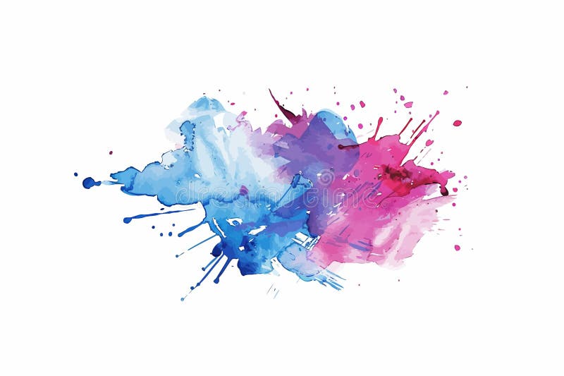 Abstract Watercolor Splash stock vector. Illustration of gradient ...