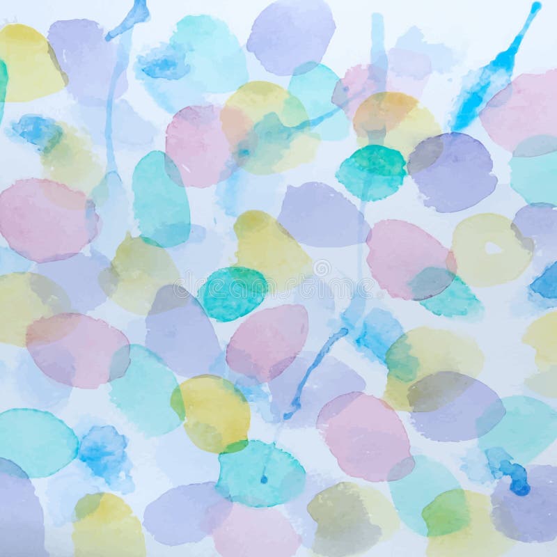 Abstract Watercolor Splashes Background Stock Vector - Illustration of ...