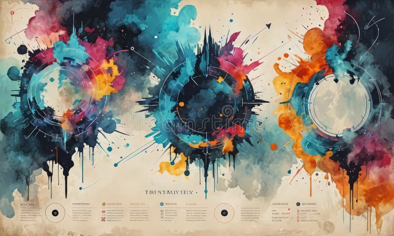 Abstract Watercolor Splashs Background Stock Illustration ... Abstract Watercolor Splashs Background Stock Illustration ...