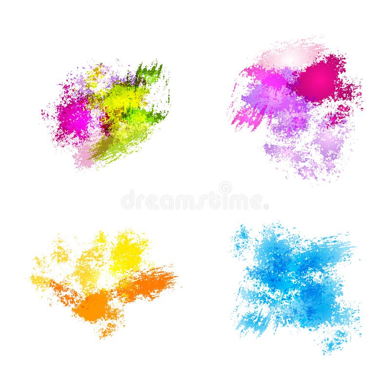 Abstract watercolor spots stock illustration. Illustration of creative ...