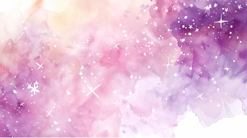 Abstract Watercolor Stains, Multicolored Splatters. Template for Modern ...