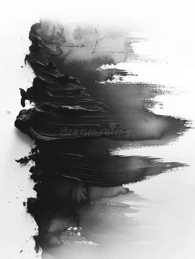 Abstract Watercolor Stains on White Background Generative AI Stock ...