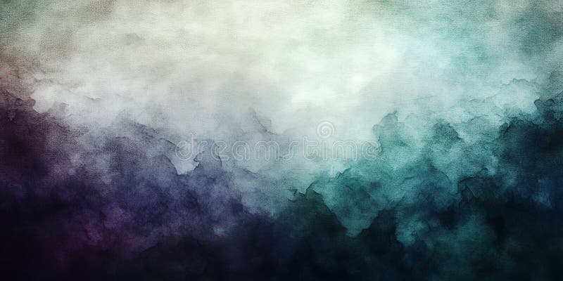 Abstract Watercolor Teal Purple Grey Background Texture Stock ...