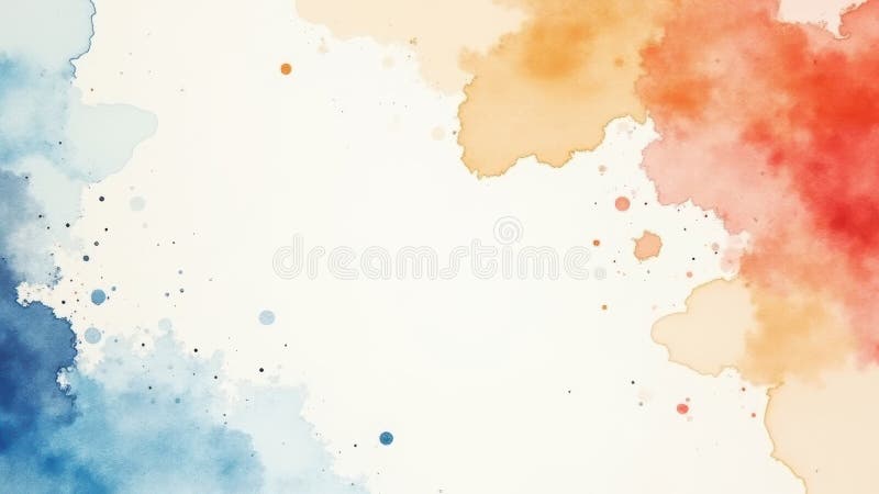 Abstract Watercolor Wash Background Stock Illustration - Illustration ...