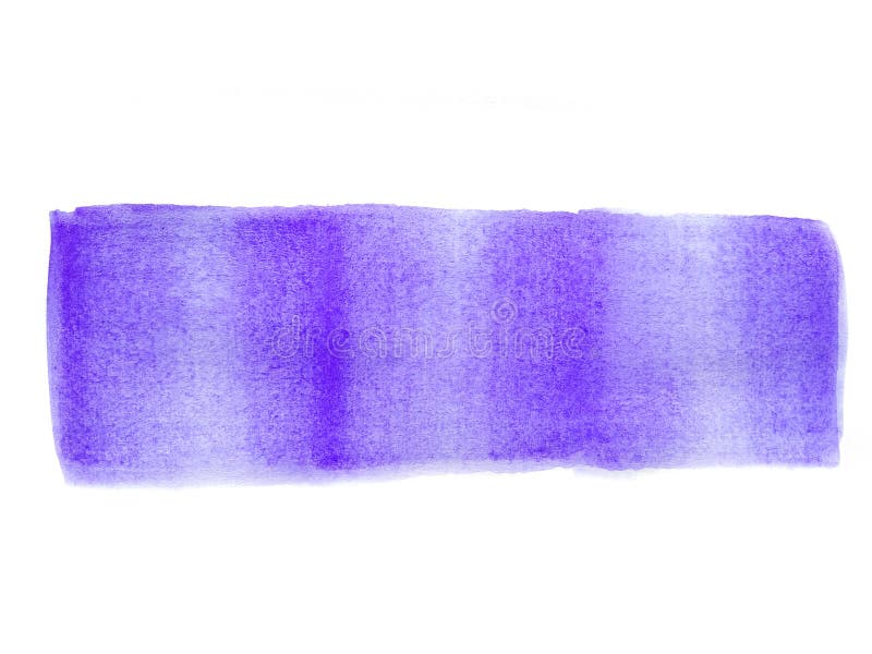 Abstract Watercolor on White Background. Blue Watercolor Scribble ...