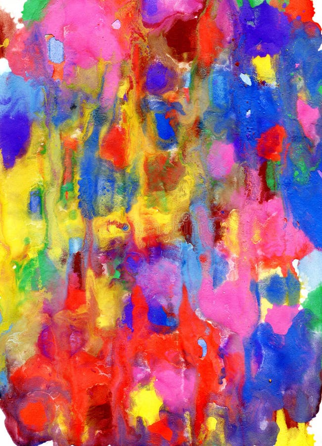Abstract Watercolour Background Watercolor Texture Stock Illustration
