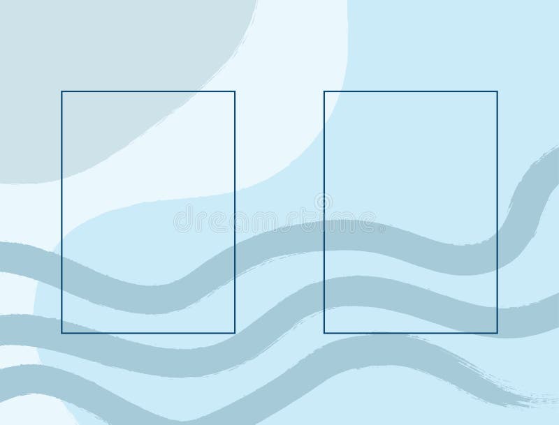 Abstract Watercolour Rectangular Template for Design. Sketch, Paint ...