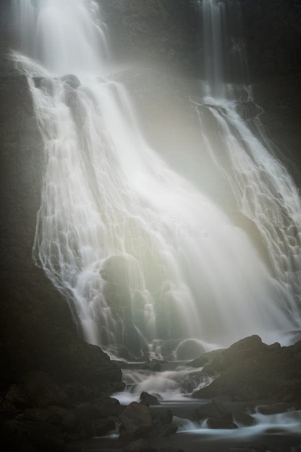 Abstract Waterfall Closeup Long Exposure Stock Photo - Image of ...