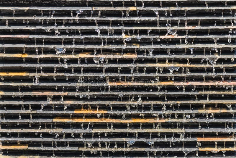 .Abstract Waterfall Wall Texture Background. Waterfall on Stone Wall ...