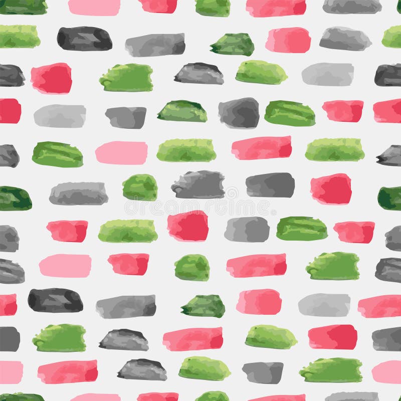 Colorful Abstract Brush Stroke Pattern - Brush Width - Brushes Stock ...