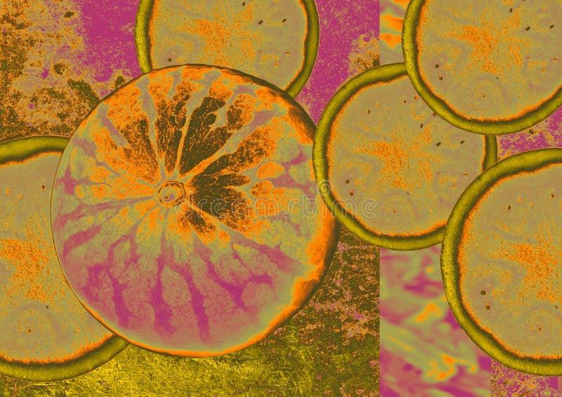 Abstract watermelon art stock illustration. Illustration of decor ...