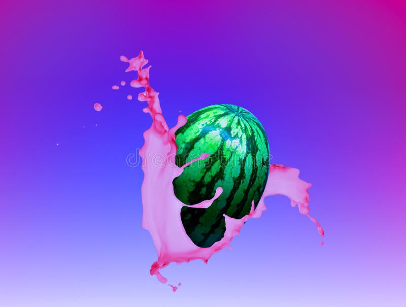 Abstract Watermelon Background Stock Illustration - Illustration of ...