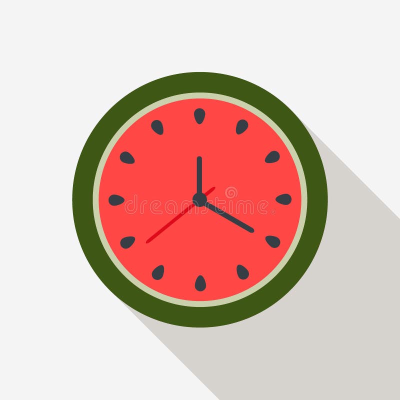 Watermelon Clock Stock Illustrations – 269 Watermelon Clock Stock ...