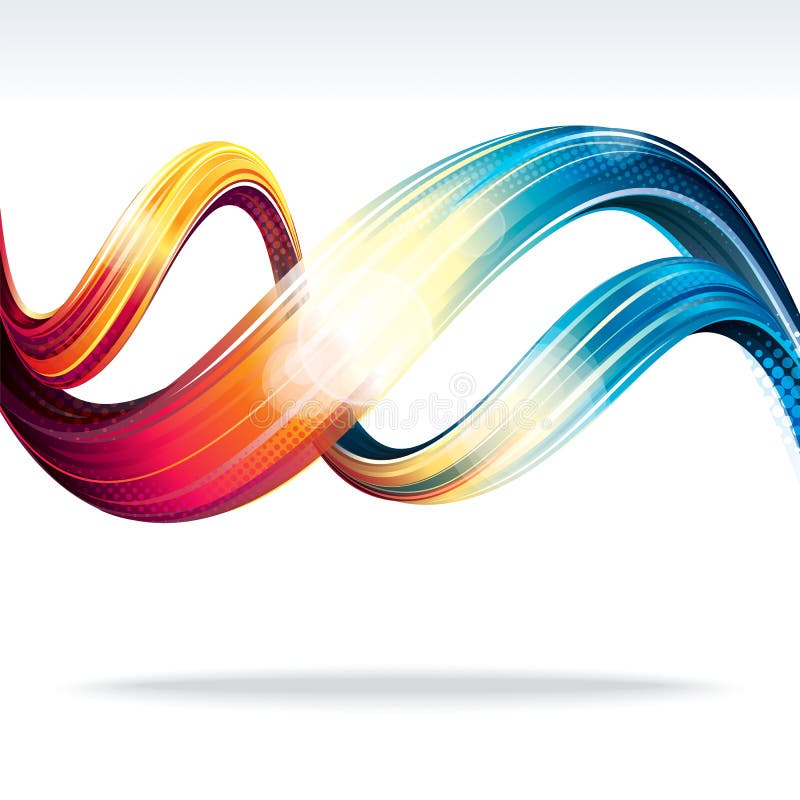 Abstract Wave stock vector. Illustration of effect, flowing - 25369197