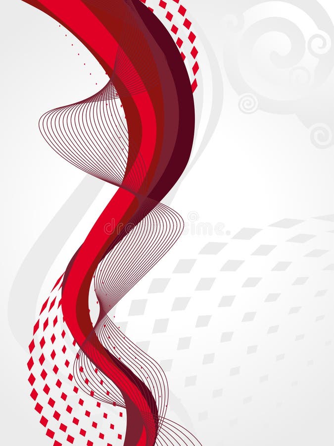 Abstract wave background stock vector. Illustration of abstract - 13075849