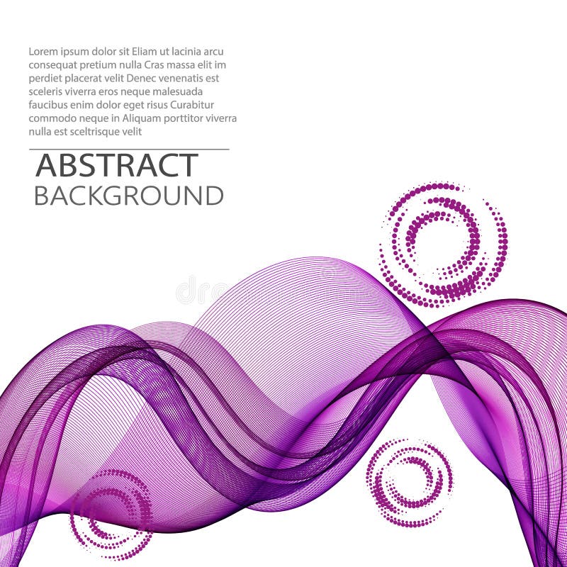 Abstract Wave Background. Abstract Background of Purple Transparent ...