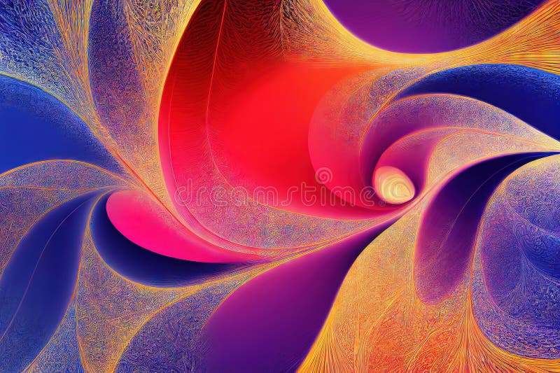 Abstract Wave Background 3d Texture. Stock Illustration - Illustration ...