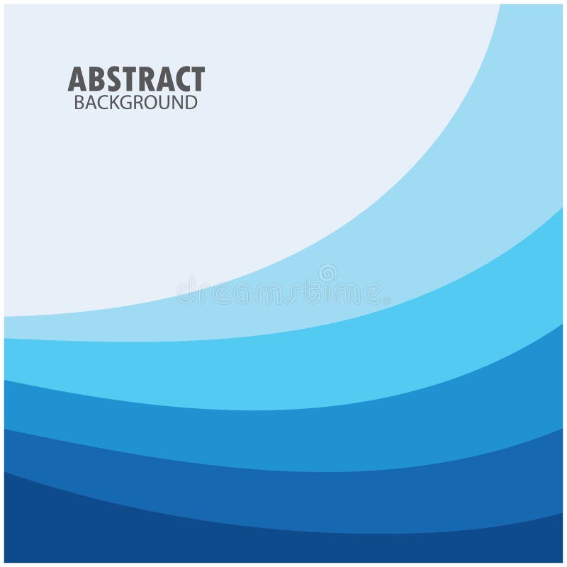 ABSTRACT WAVE BACKGROUND DESIGN with BLUE COMBINATION VECTOR Stock ...