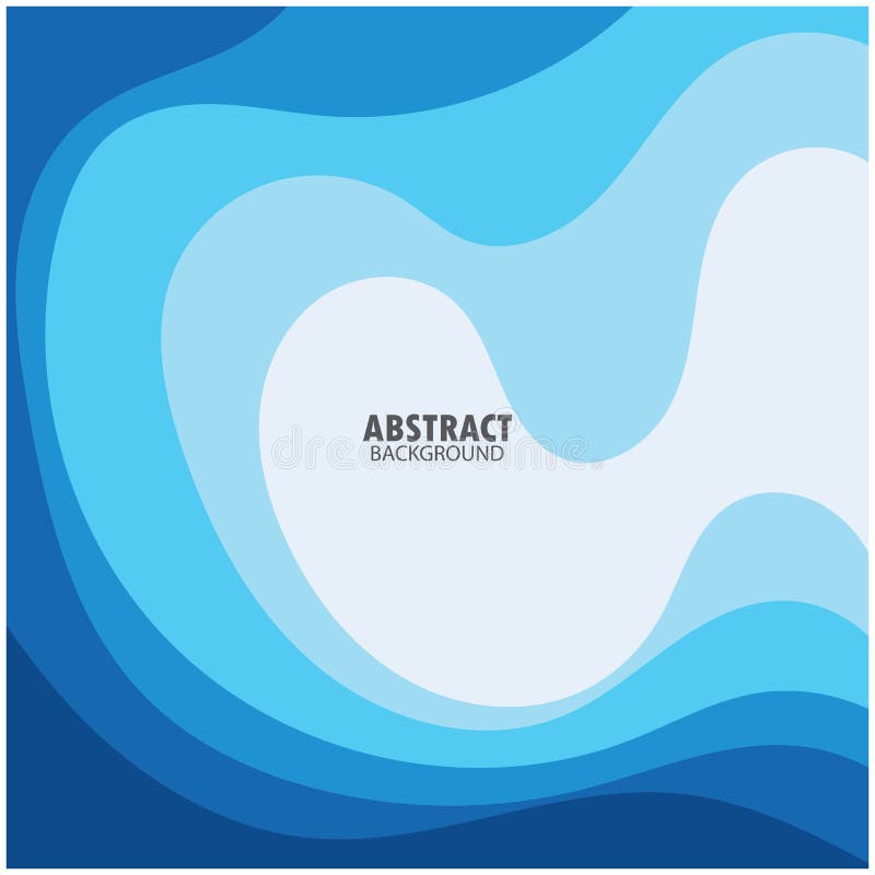 ABSTRACT WAVE BACKGROUND DESIGN with BLUE COMBINATION VECTOR Stock ...