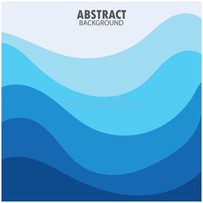 ABSTRACT WAVE BACKGROUND DESIGN with BLUE COMBINATION VECTOR Stock ...