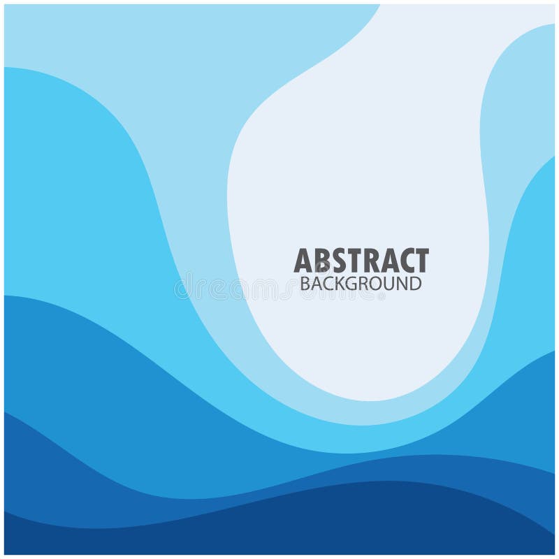 ABSTRACT WAVE BACKGROUND DESIGN with BLUE COMBINATION VECTOR Stock ...