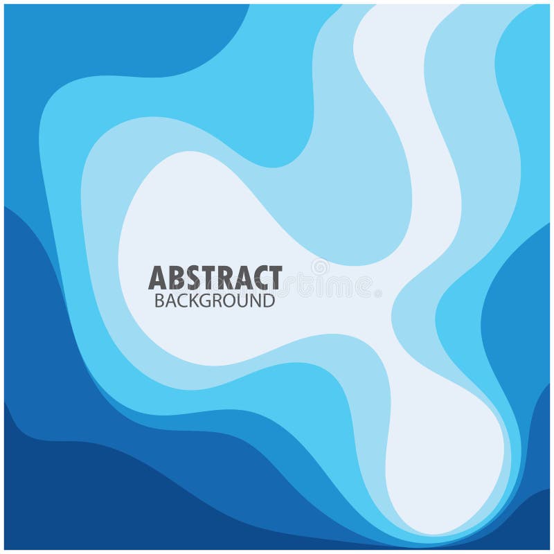 ABSTRACT WAVE BACKGROUND DESIGN with BLUE COMBINATION VECTOR Stock ...