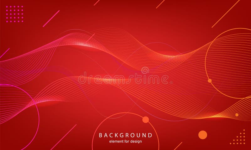 Abstract Wave Background. Element for Design. Digital Frequency Track ...