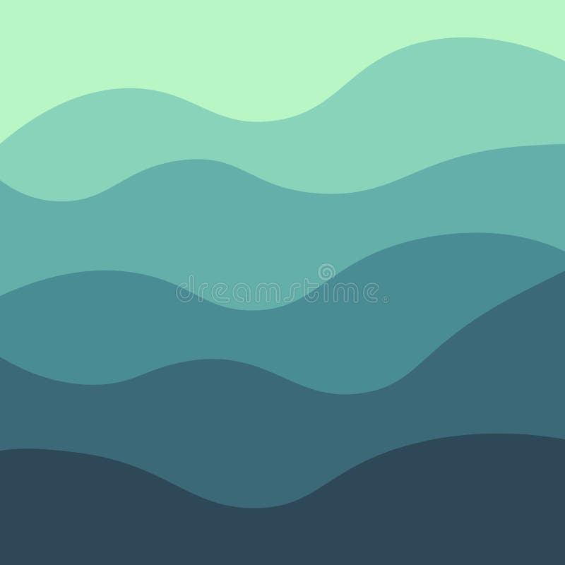 Abstract Wave Background Layout Colorful Vector Illustration Stock ...