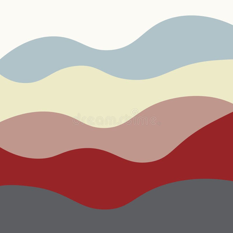 Abstract Wave Background Layout Colorful Vector Illustration Stock ...