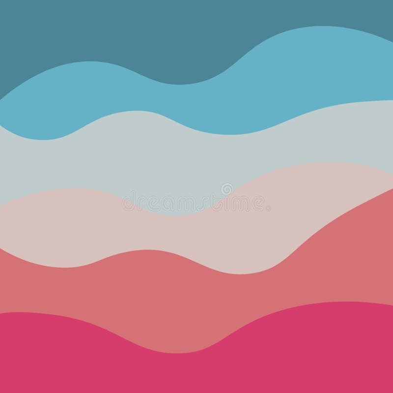 Abstract Wave Background Layout Colorful Vector Illustration Stock ...