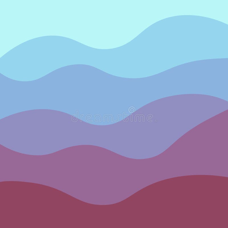 Abstract Wave Background Layout Colorful Vector Illustration Stock ...