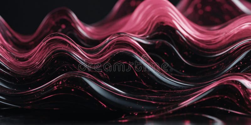 Abstract Wave Background with Luxury Pink Elements Abstract Shiny Color ...