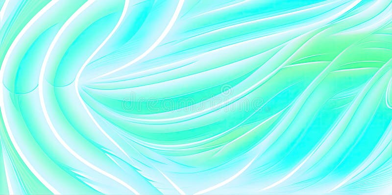 Abstract Wave Background in Mint Color. Stock Illustration ...