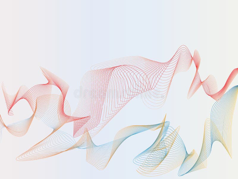 Abstract Wave Background Ripple Grid Vector Illustration Stock Vector ...