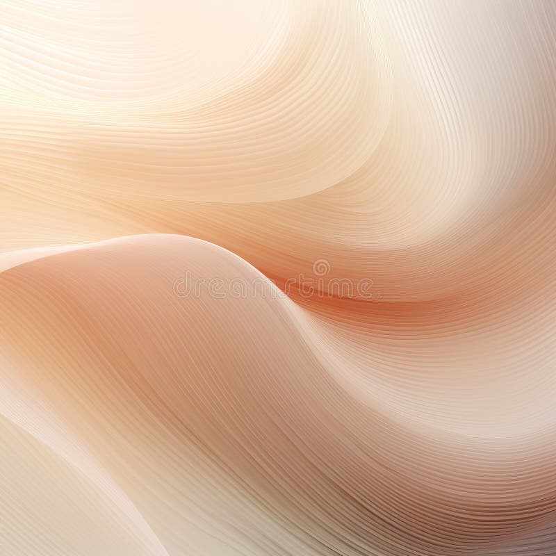 Abstract Wave of Beige Color Gradient Blends, Hard and Soft Lines Stock ...