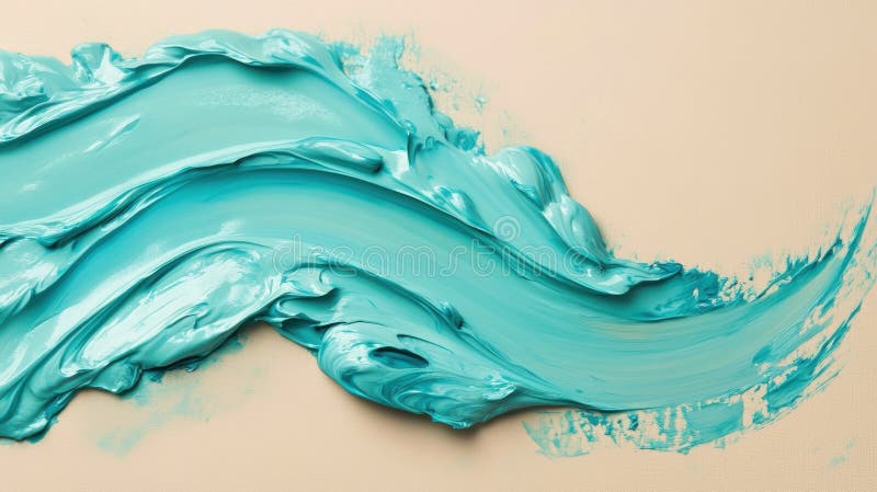 Abstract Wave of Blue Paint Strokes Creating Dynamic Background Design ...