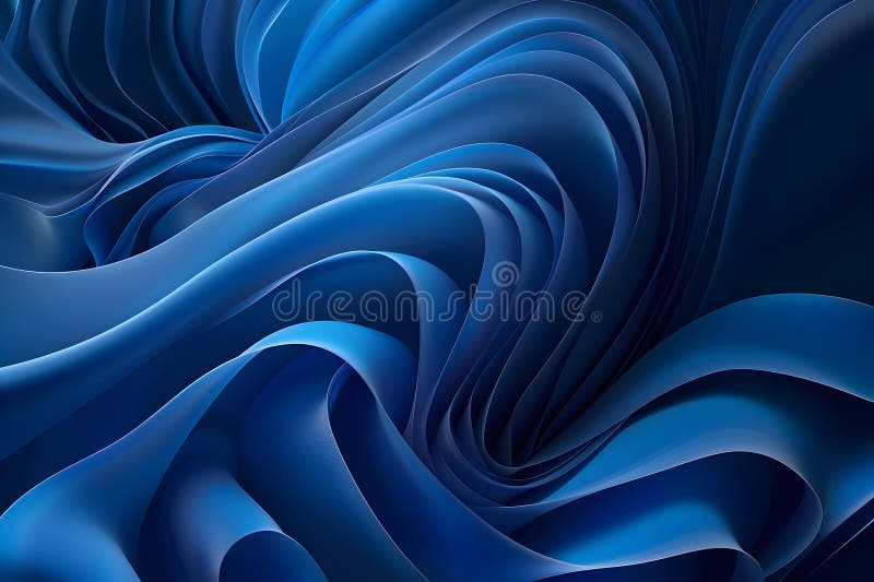 Abstract Wave of Blue Smoke Background Stock Illustration ...