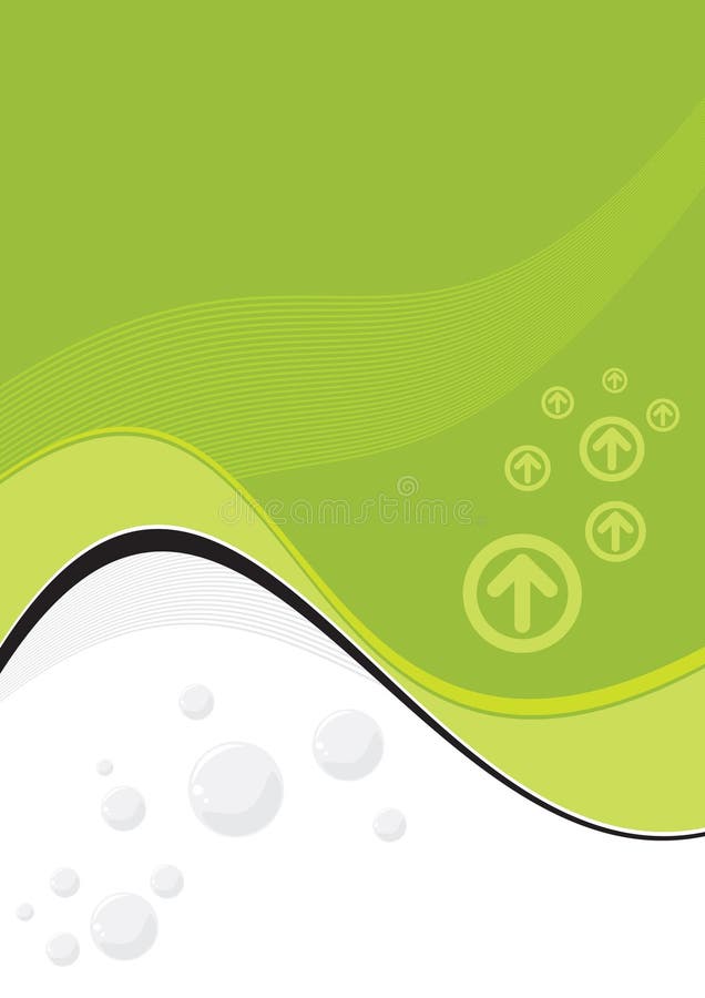 Bubbles and wavy lines stock vector. Illustration of bubbles - 4416029