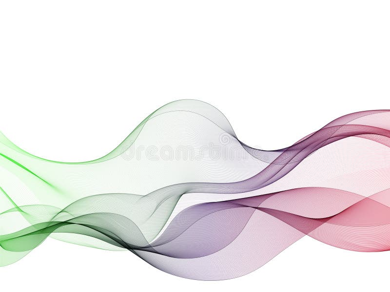 Abstract Wave Color Wave. Template Layout. Eps 10 Stock Illustration ...